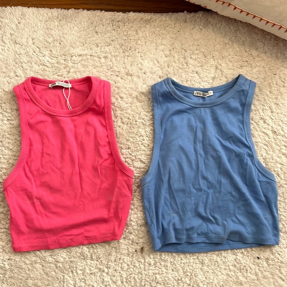 Zara | Tops | Zara Tank Tops Set | Poshmark